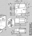 Na-eru nke oven ịsa ahụ nwere njikọ akụkụ nke chimney