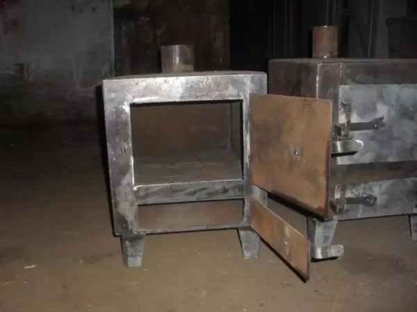 Metal oven.