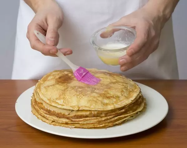 Schmierung heiße Pfannkuchenöl