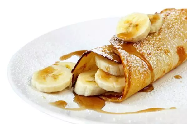 Pancakes mat Bananen