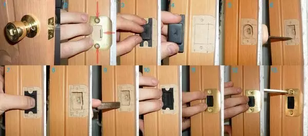 Instalimi i pllakës së përgjigjes në derë