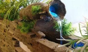 Jak zrobić fontannę ogrodową z własnymi rękami w domku: zdjęcie, wideo, instrukcja krok po kroku 85_5