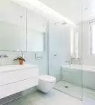 Partición en el baño