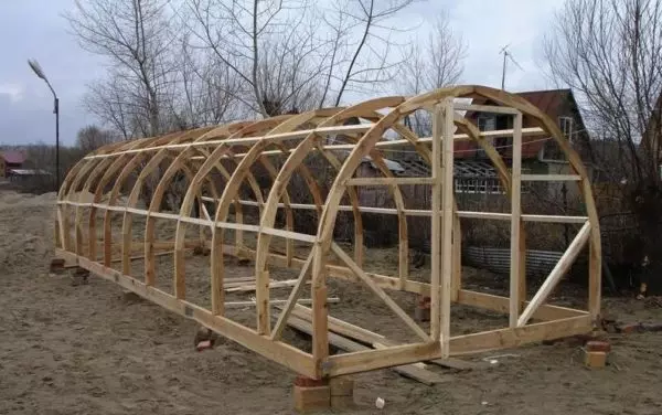 Wooden Greenhouse Frame