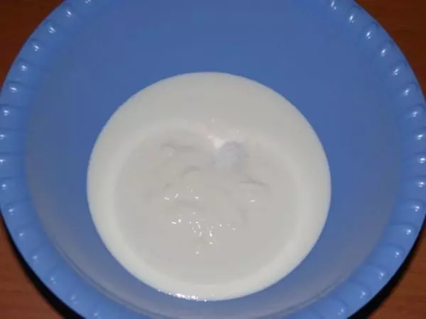 Kefir dengan soda dan garam