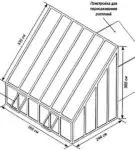 Single Carbonat Greenhouse 2.5x3.5