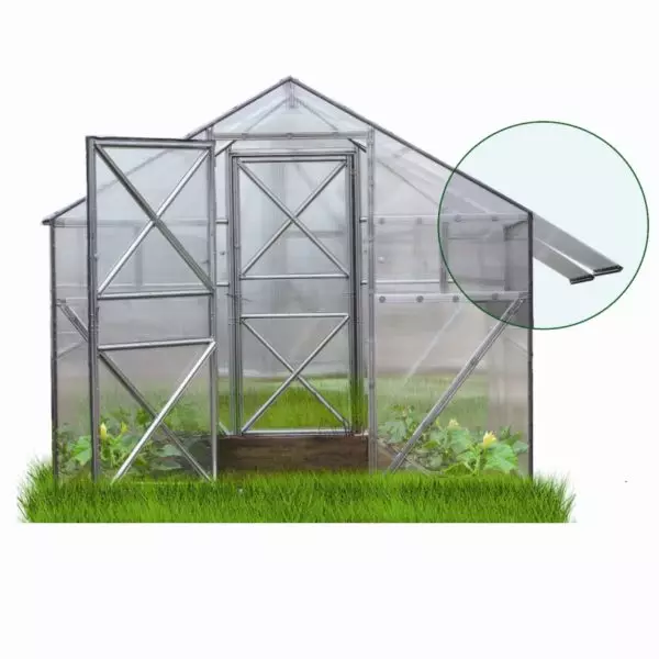Double door greenhouse