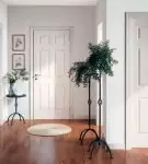 Бела врата у унутрашњости у кући
